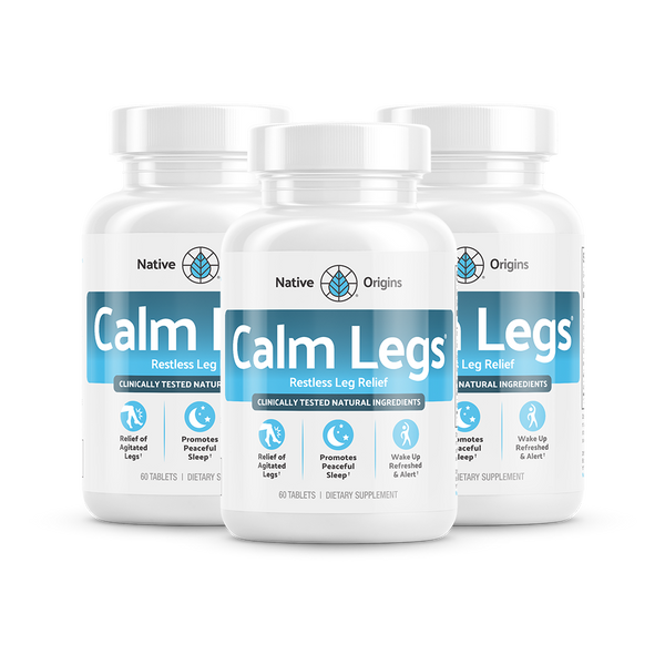 Calm Legs w/ Magnesium 3 Pack | Restless Legs Sleep Support